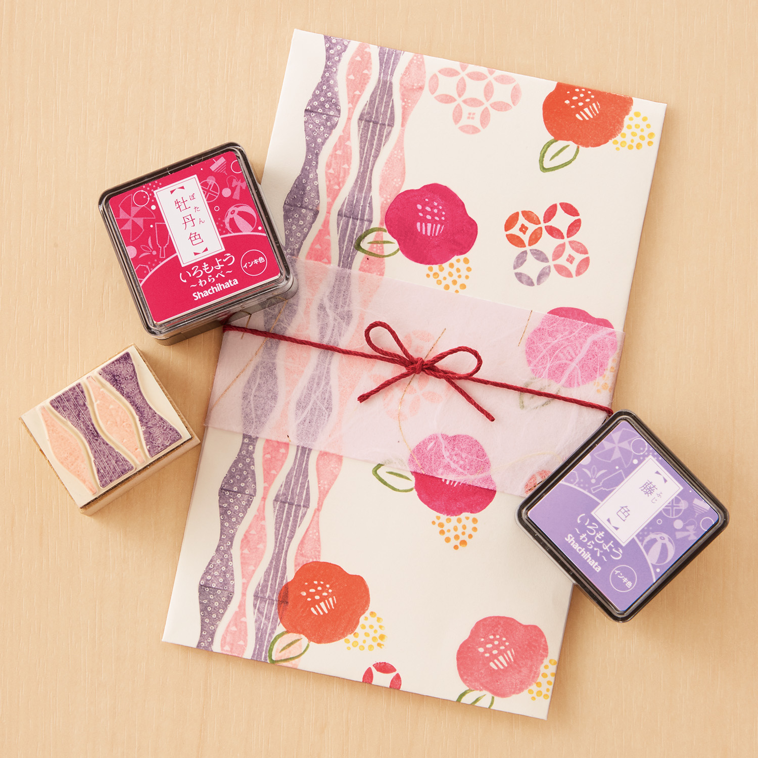 いろもよう わらべ 紅梅色|HAC-S1-LPP|商品カタログ|シヤチハタ株式会社